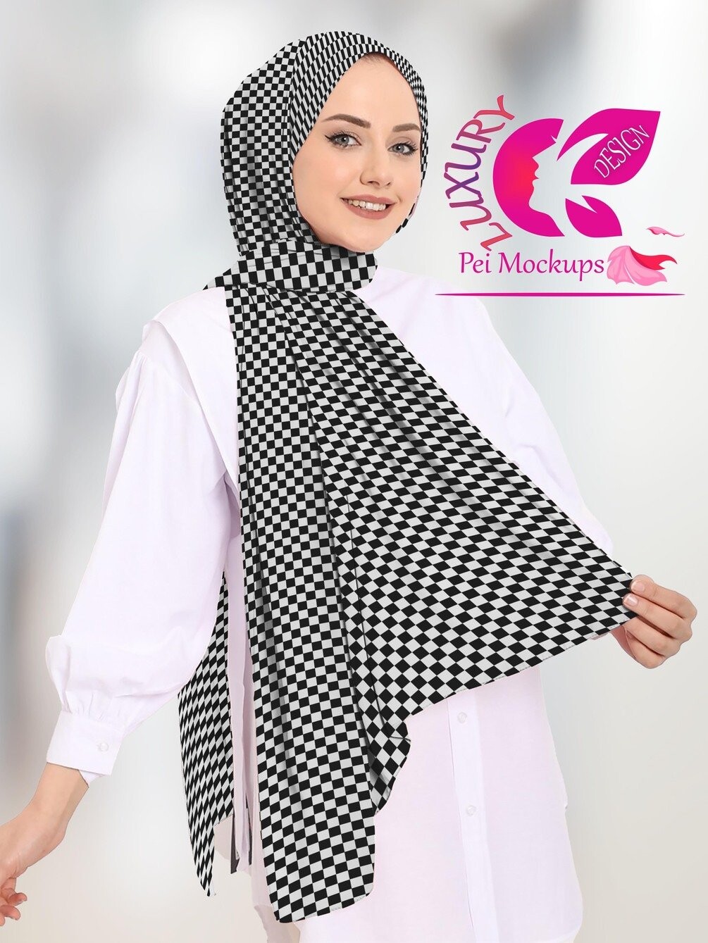 ArtStation - mockup scarf PSD