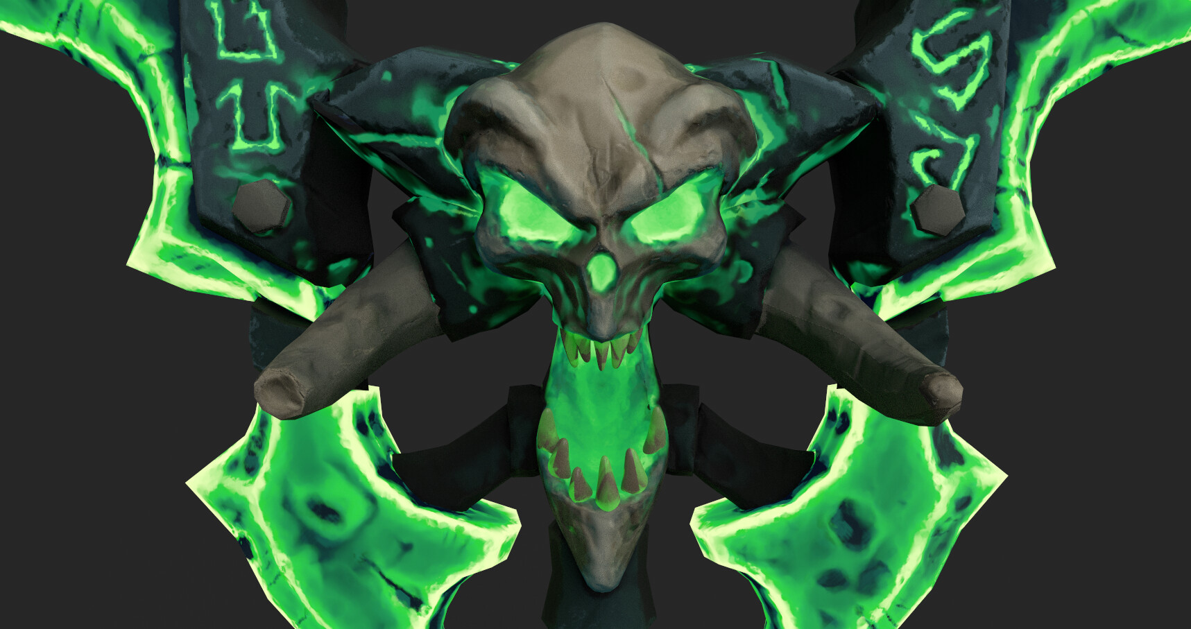 ArtStation - Necromancer Axe - Modeling & Texturing & Sculpting ...