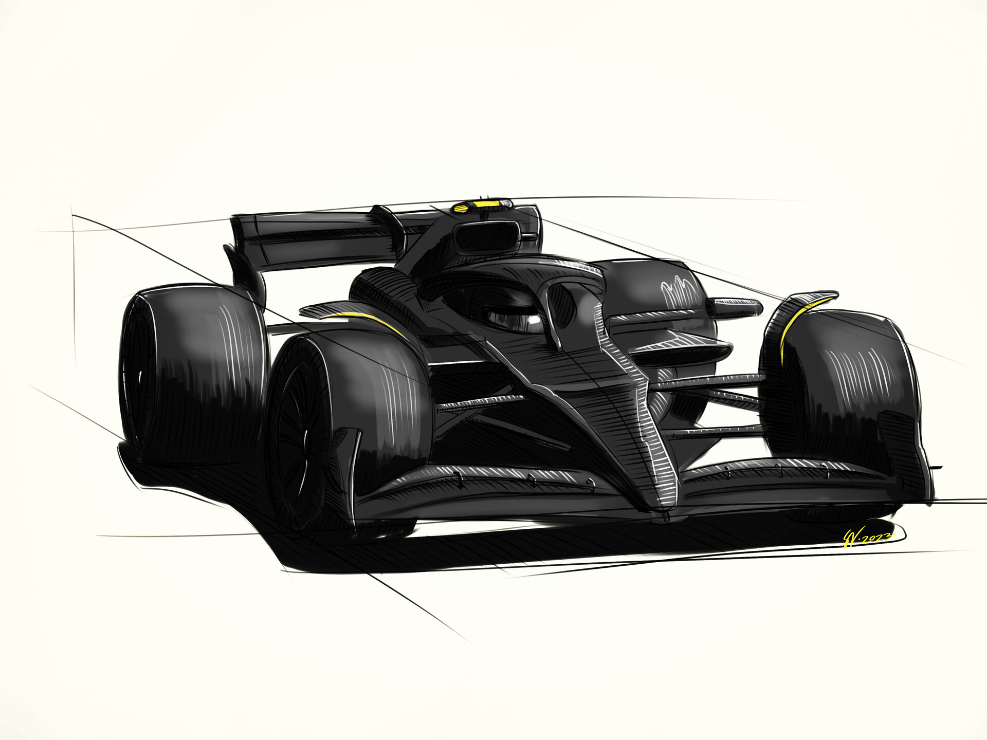 ArtStation - Mercedes W14