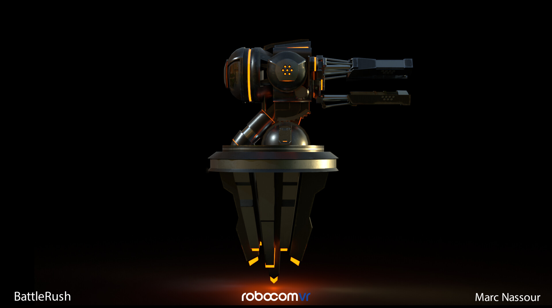 Marc - Sci-Fi Floating Turret