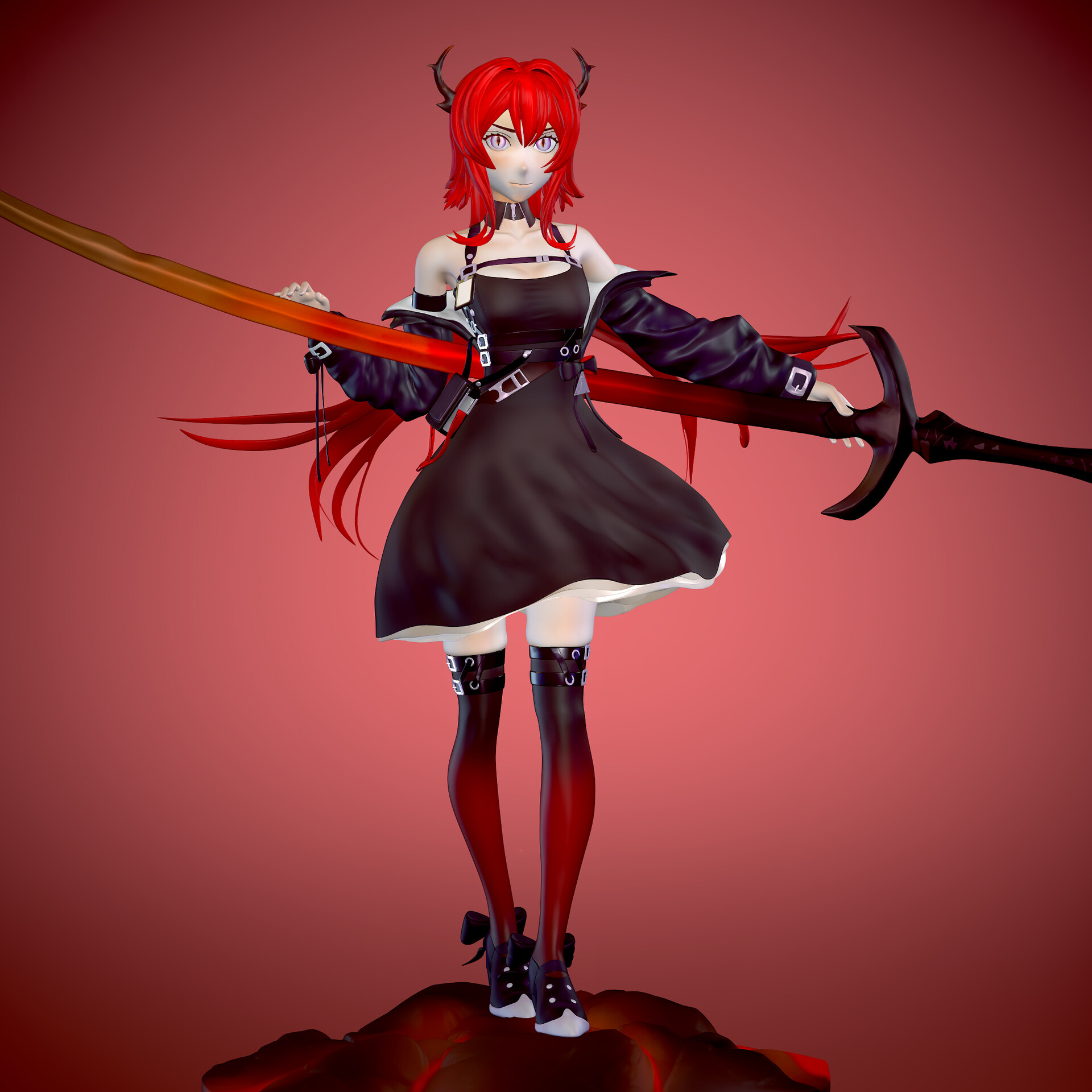 ArtStation - Surtr·Arknights·Figurine