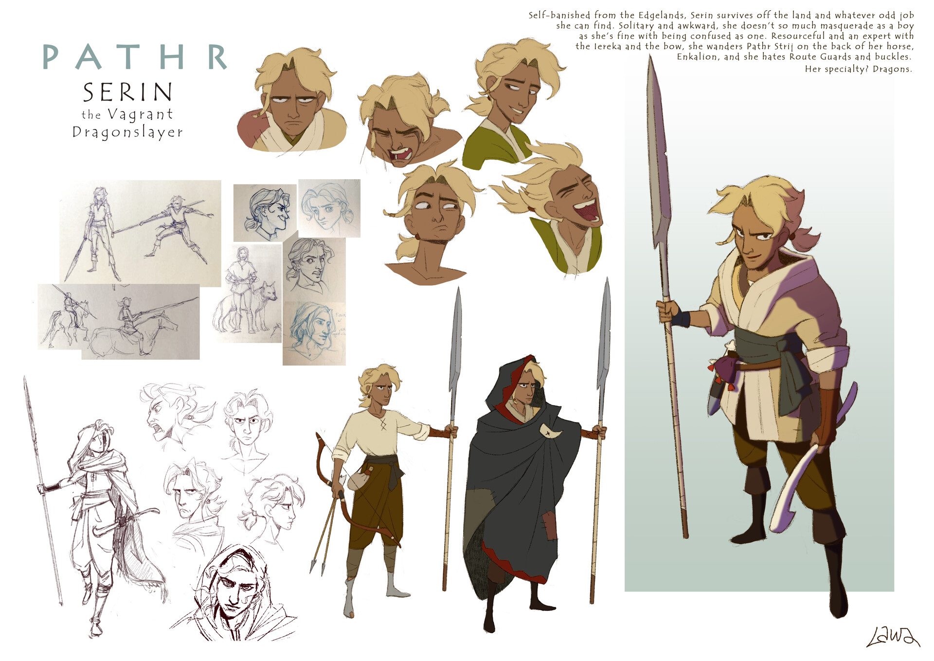 ArtStation - Serin Character Development