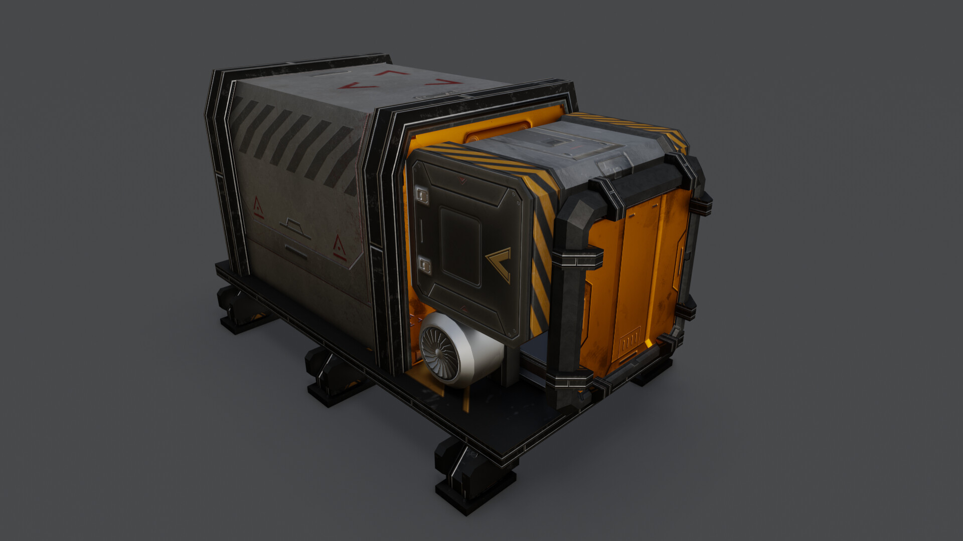 ArtStation - Sci-fi Space Generator 3D Model Game Asset