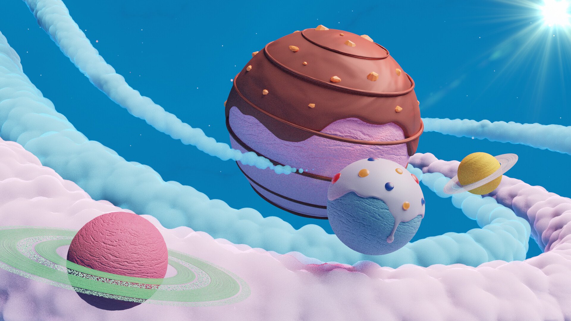 ArtStation - Sweet Planets