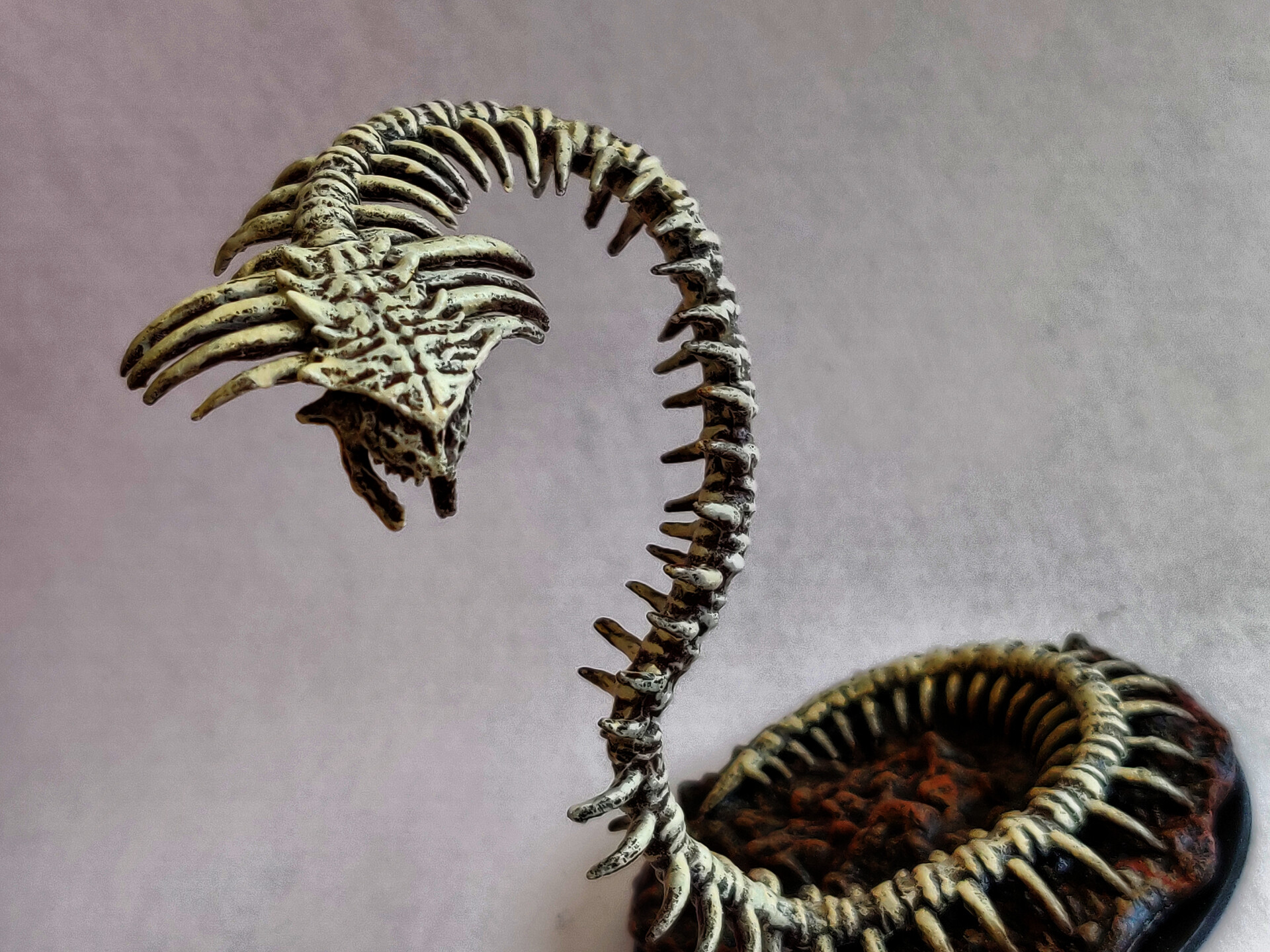 Savirox - Bone Naga - Dnd Hand Painted Figurine