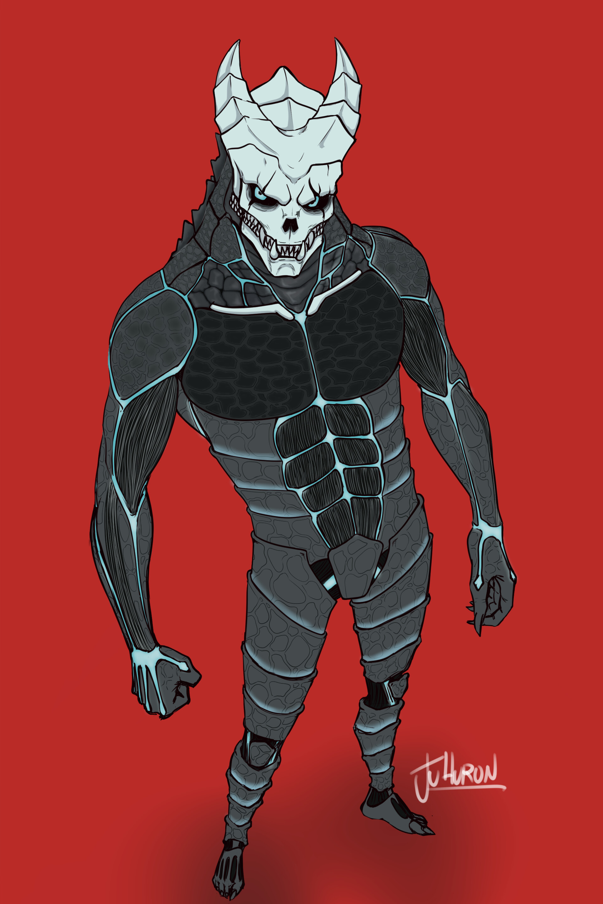 ArtStation - Fanart manga Kaiyu Nº8