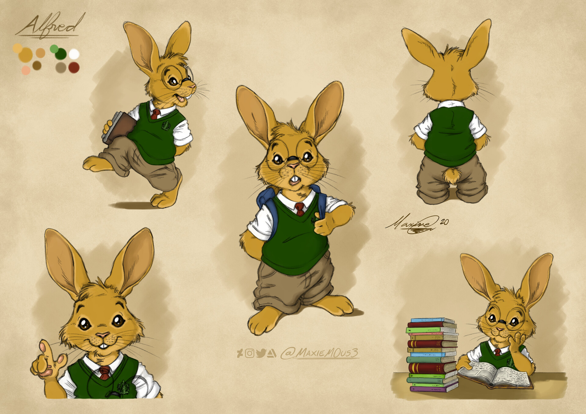 ArtStation - Alfred - Character Design