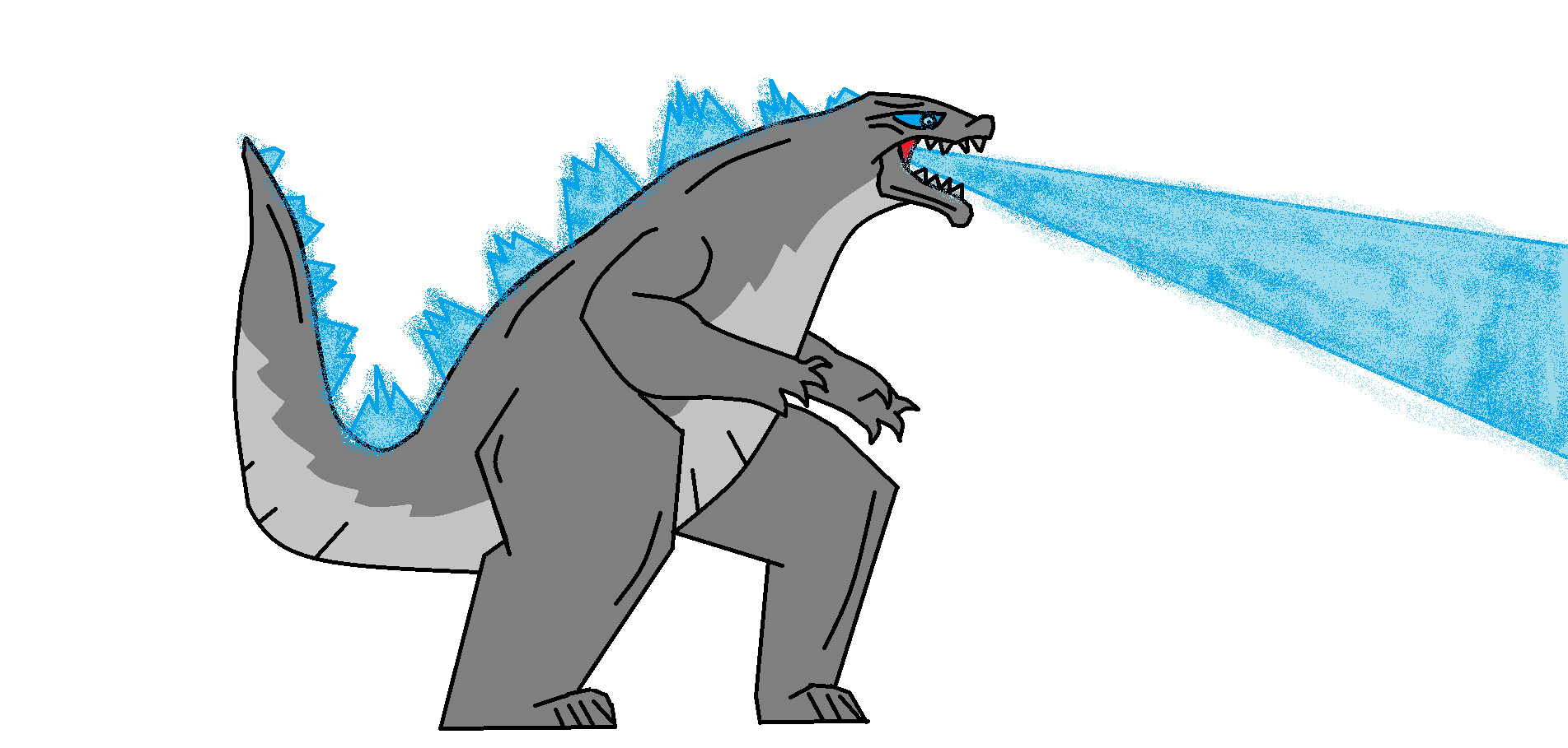 ArtStation - Angry Godzilla