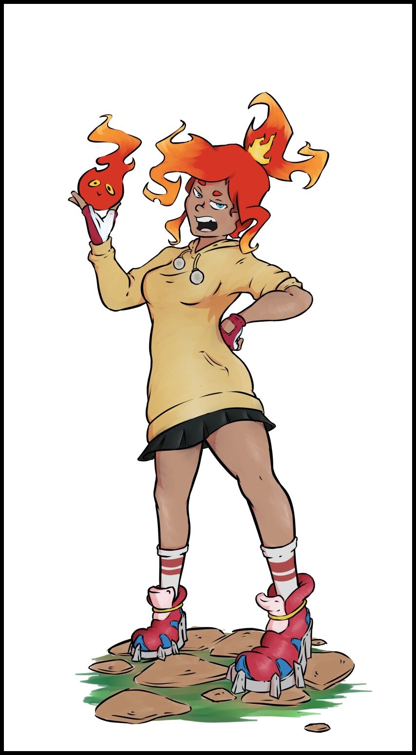 ArtStation - [OC] Dandi Lion, The Fire Acolyte