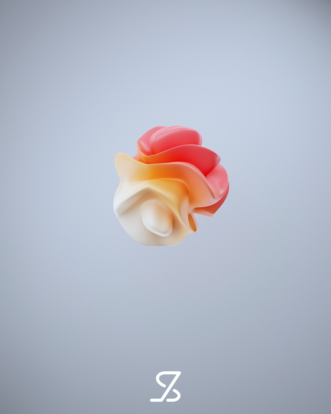 ArtStation - "Adstract Pastel Sun: A Red Sphere in the Delicate Colors ...