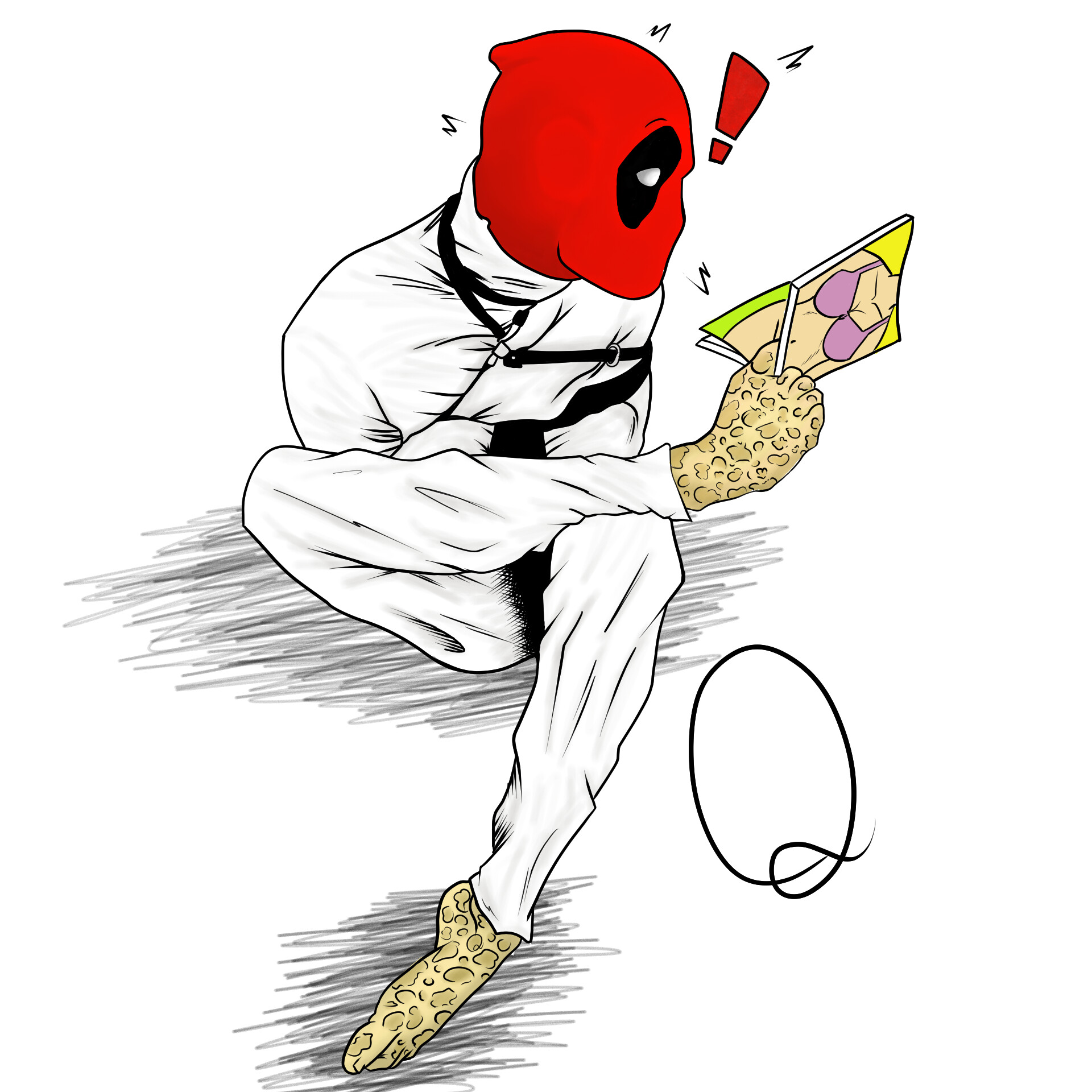 ArtStation - Deadpool in the asylum