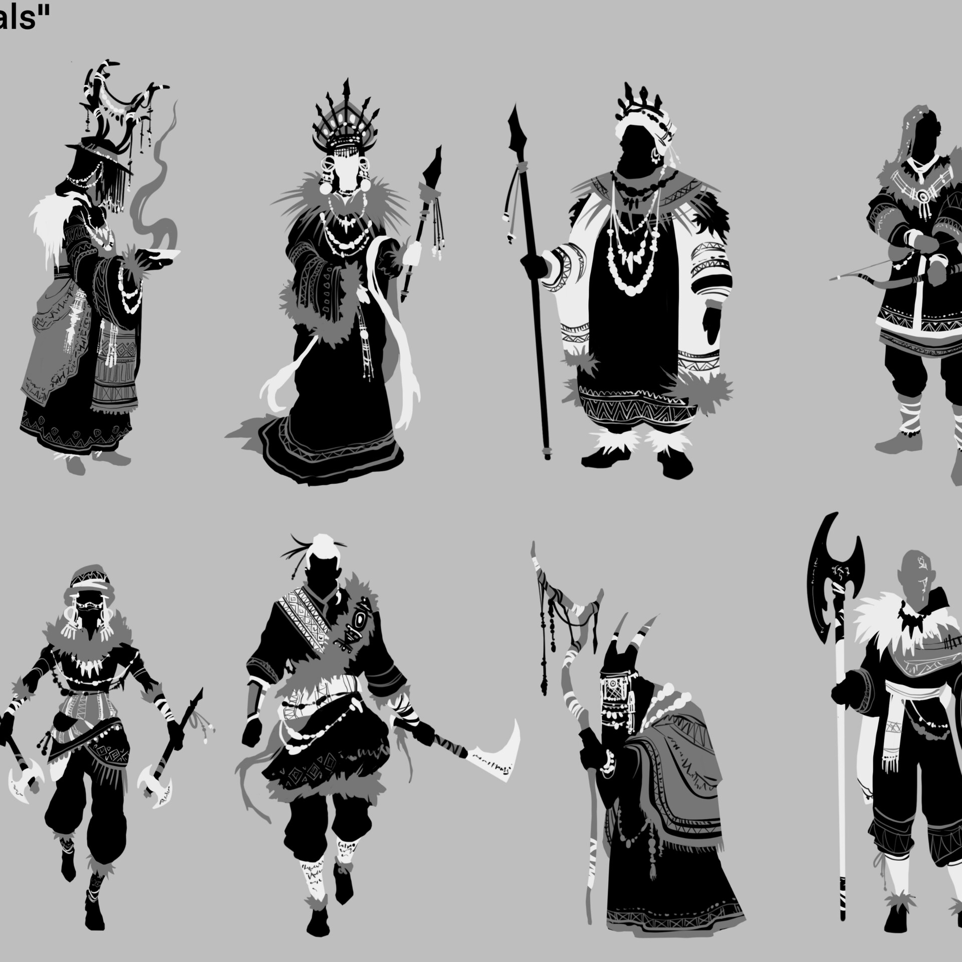 ArtStation - Tribals thumbnails