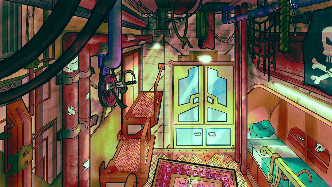 ArtStation - Space Pirate Quarters