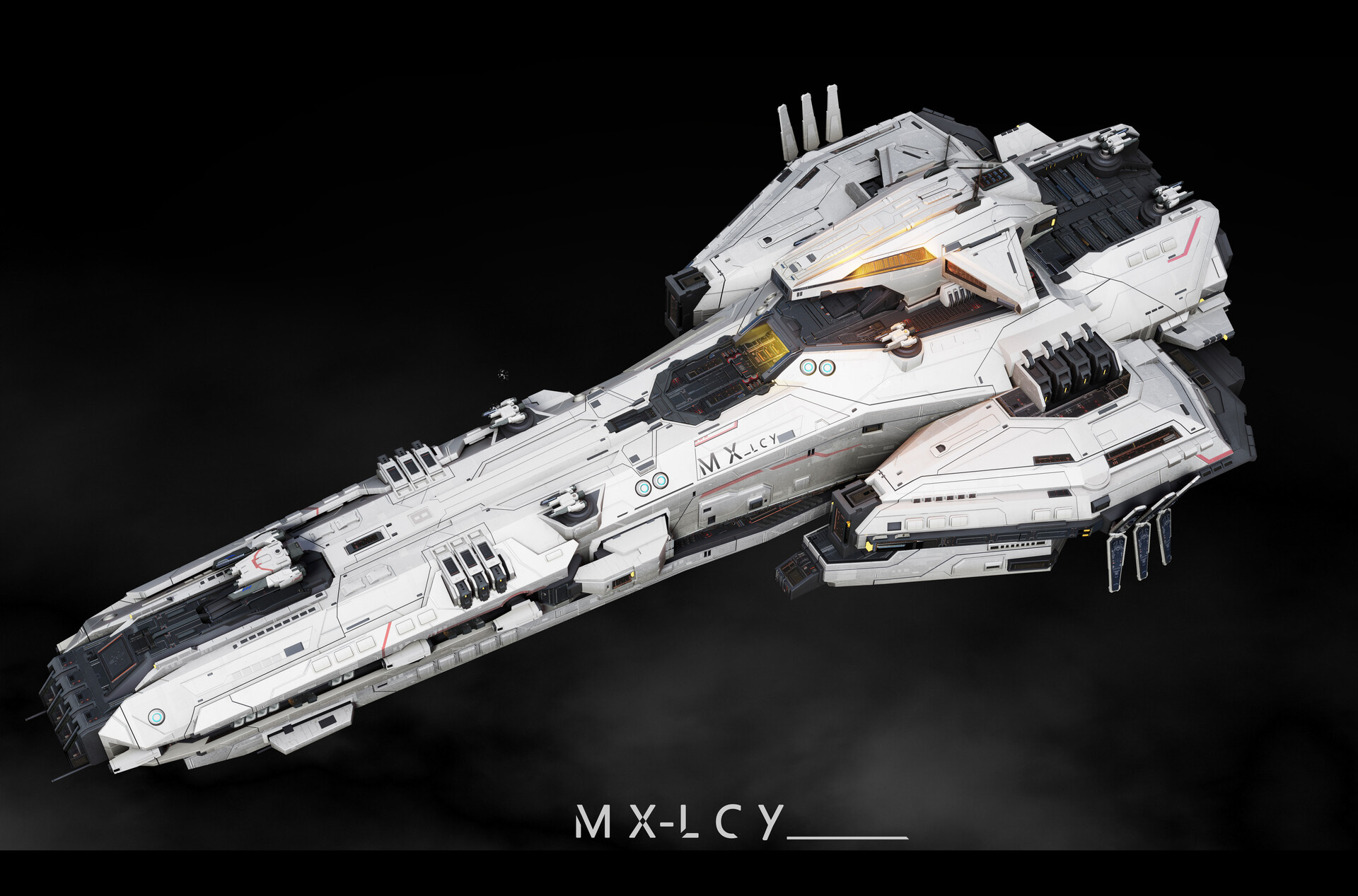 ArtStation - Space Battle Ship