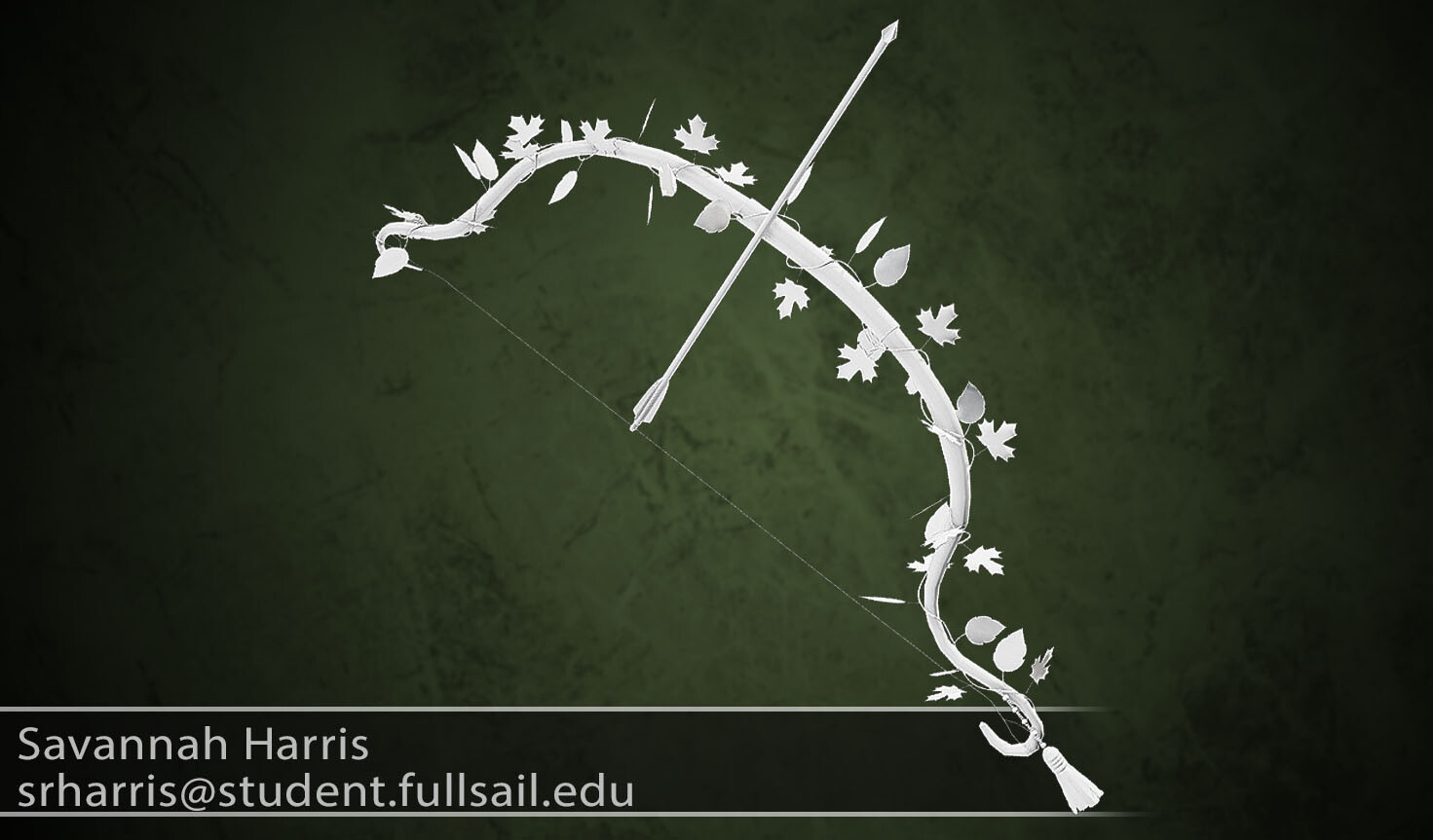 Savannah Harris - Druid Bow and Arrow