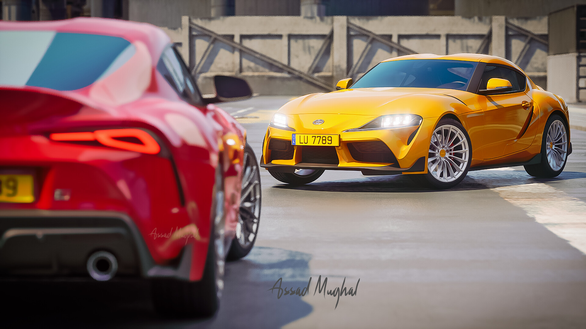 ArtStation - Toyota Supra