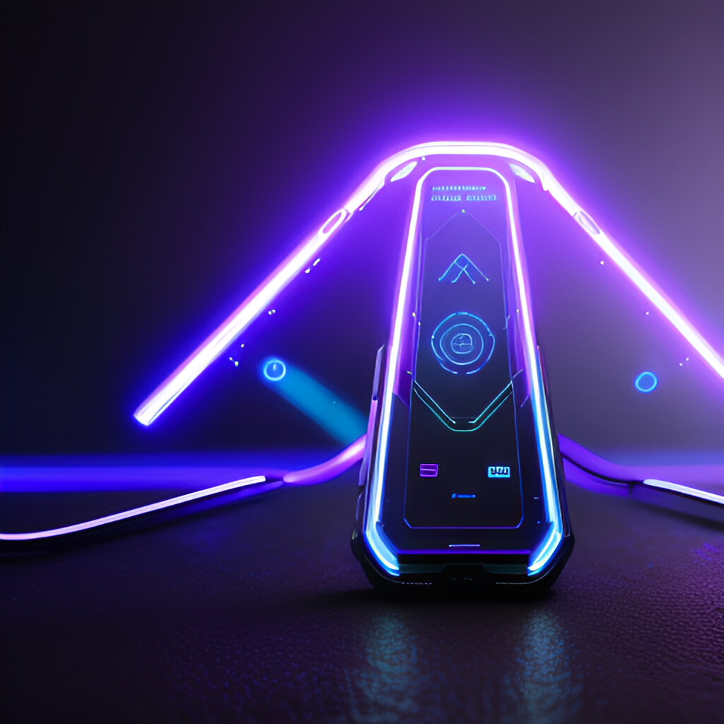 ArtStation - Futuristic smartphone (Postcyberpunk)