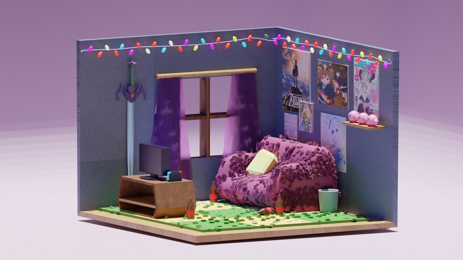 ArtStation - Blender room