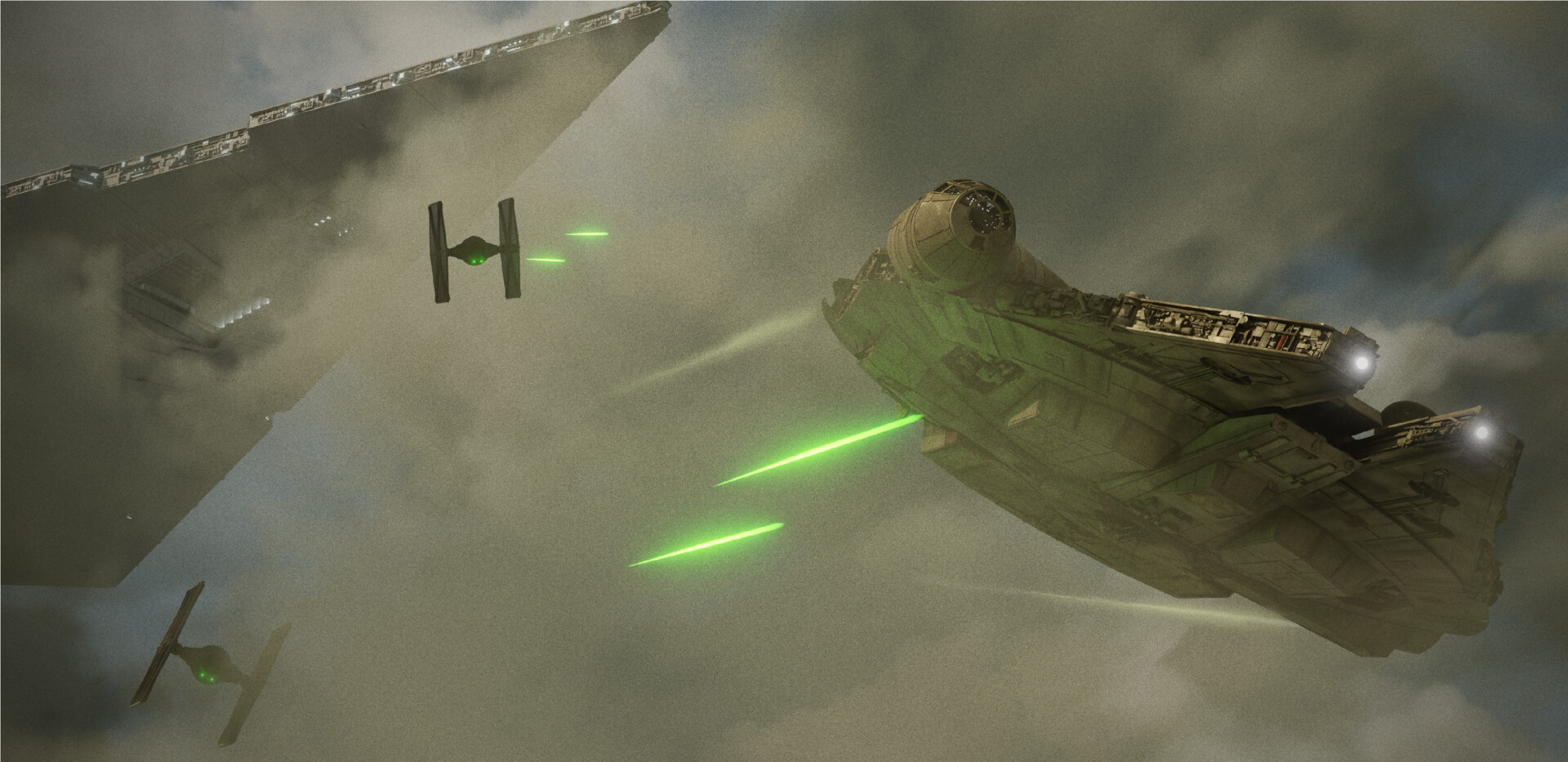 ArtStation - Escape From Bespin