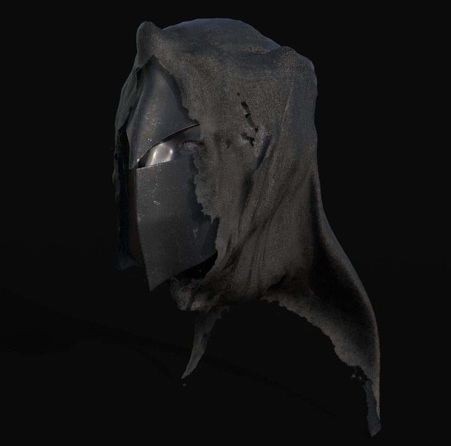 ArtStation - Knight armor head, face mask