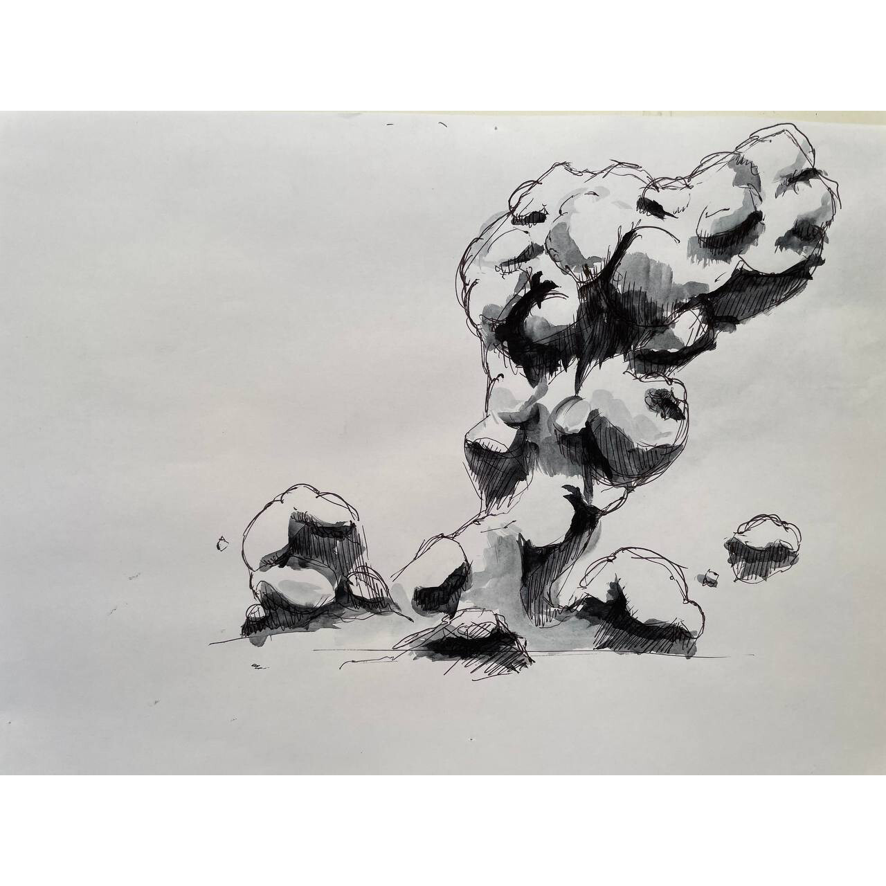 how to draw smoke with watercolor