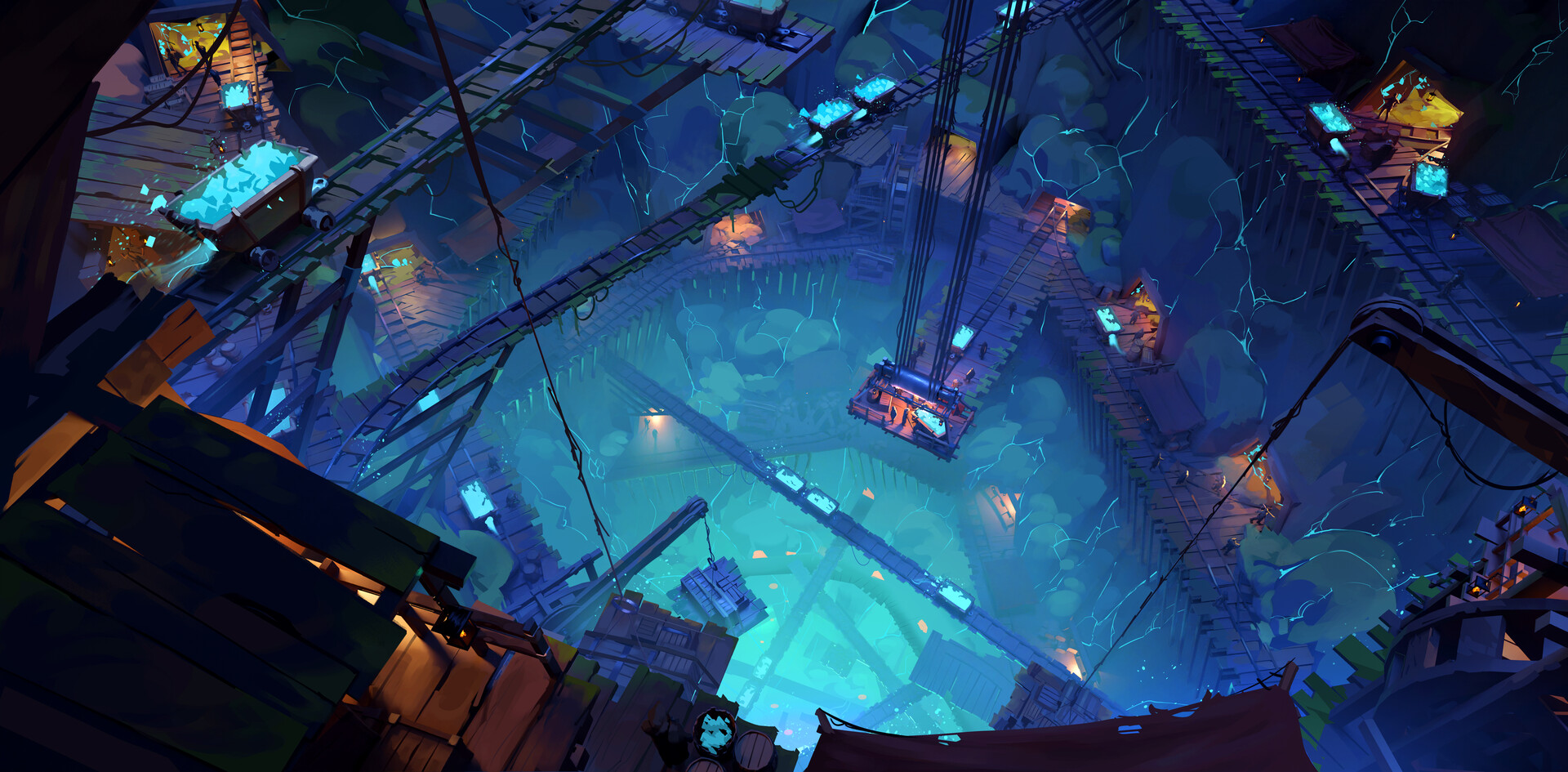 ArtStation - Crystal Mining - Visual Exploration