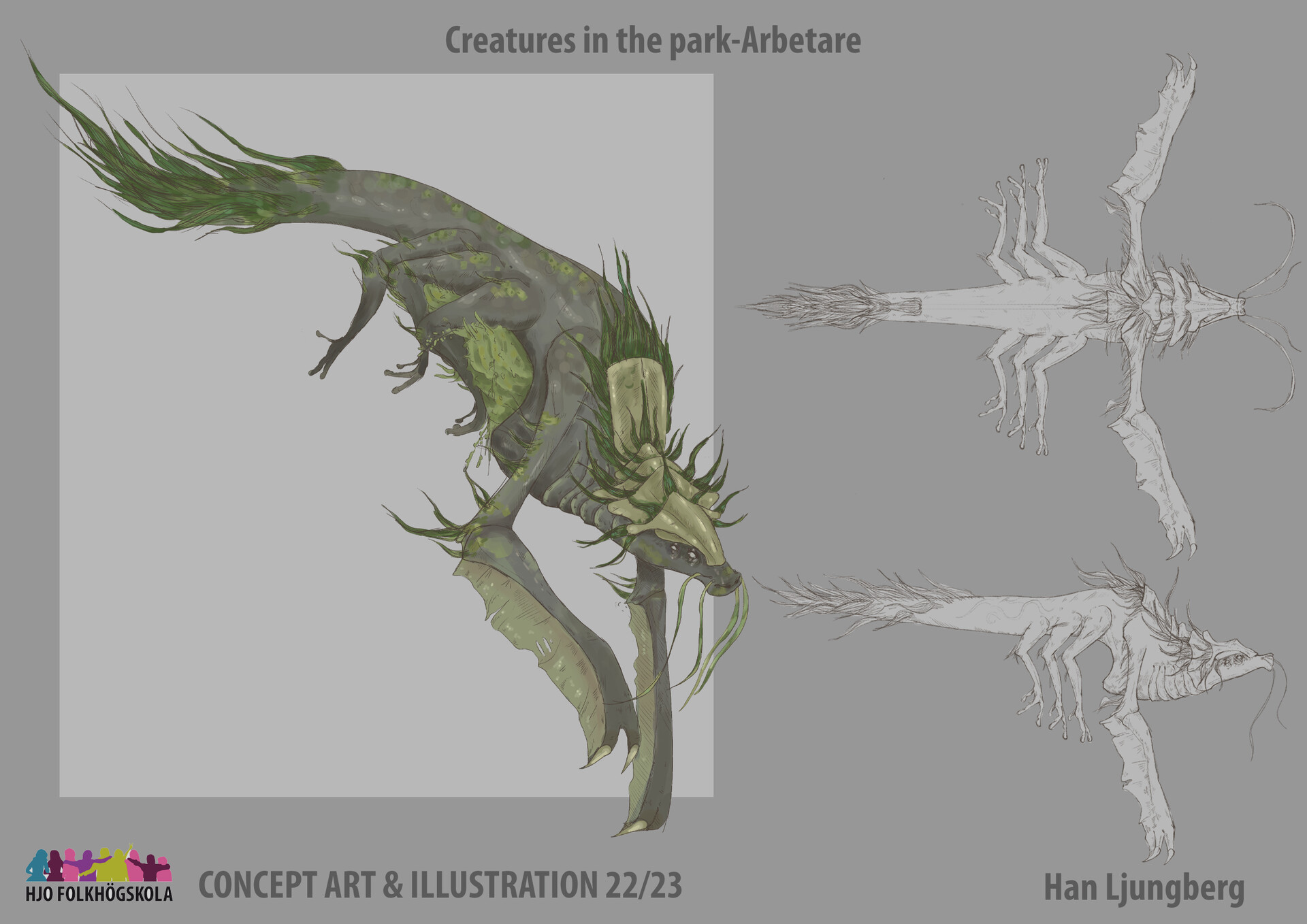 ArtStation - Creature design for a group project.