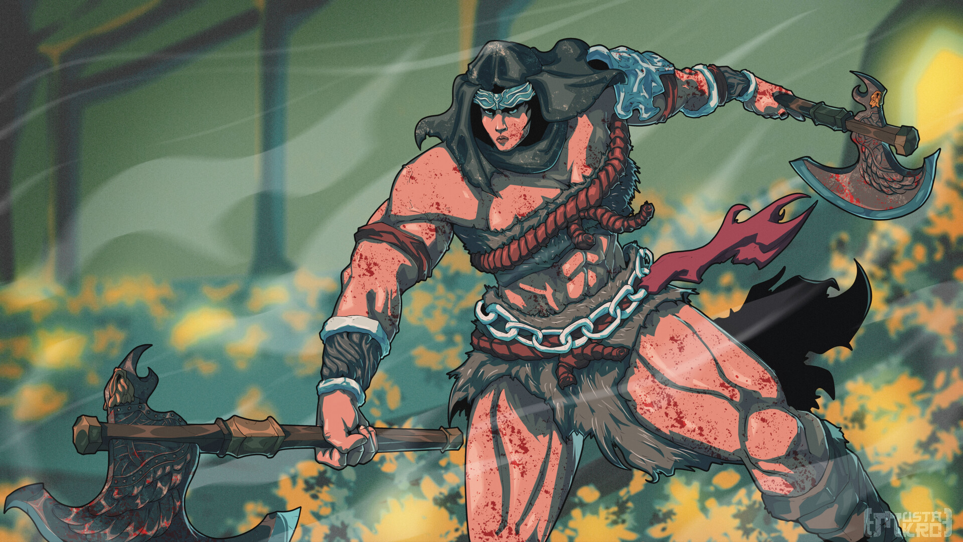 Mustakro - Nepheli Loux, Warrior