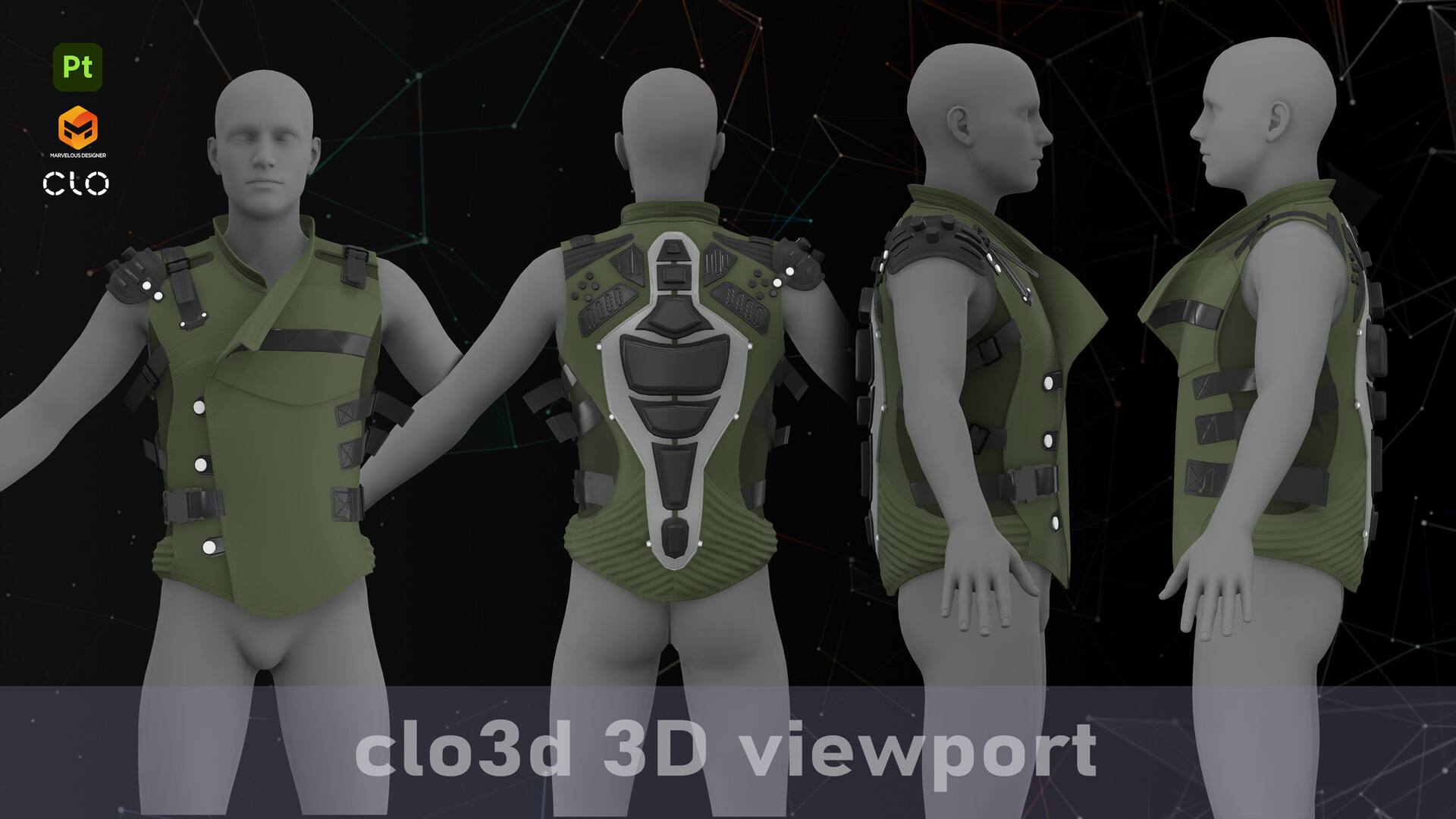 hossein-hamidi - Sci Fi Cloth full Creation Process Tutorial_Modeling ...