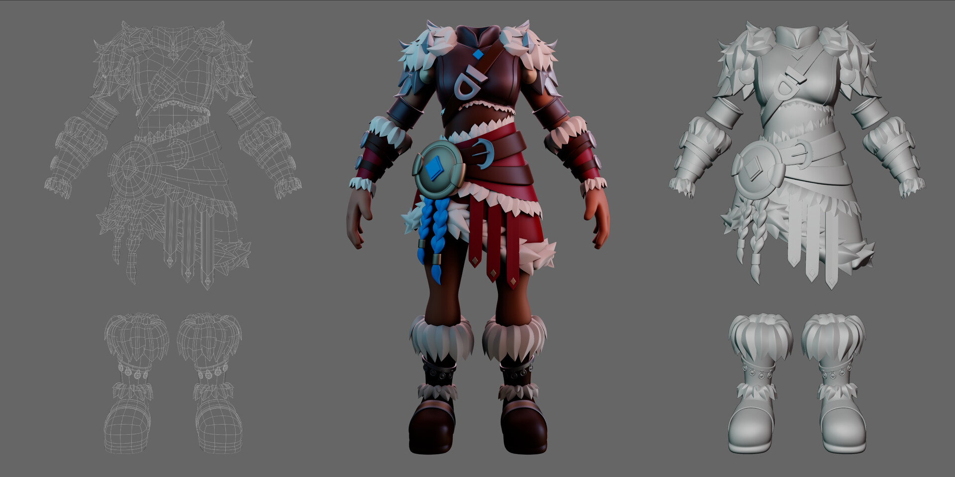 ArtStation - Viking armor