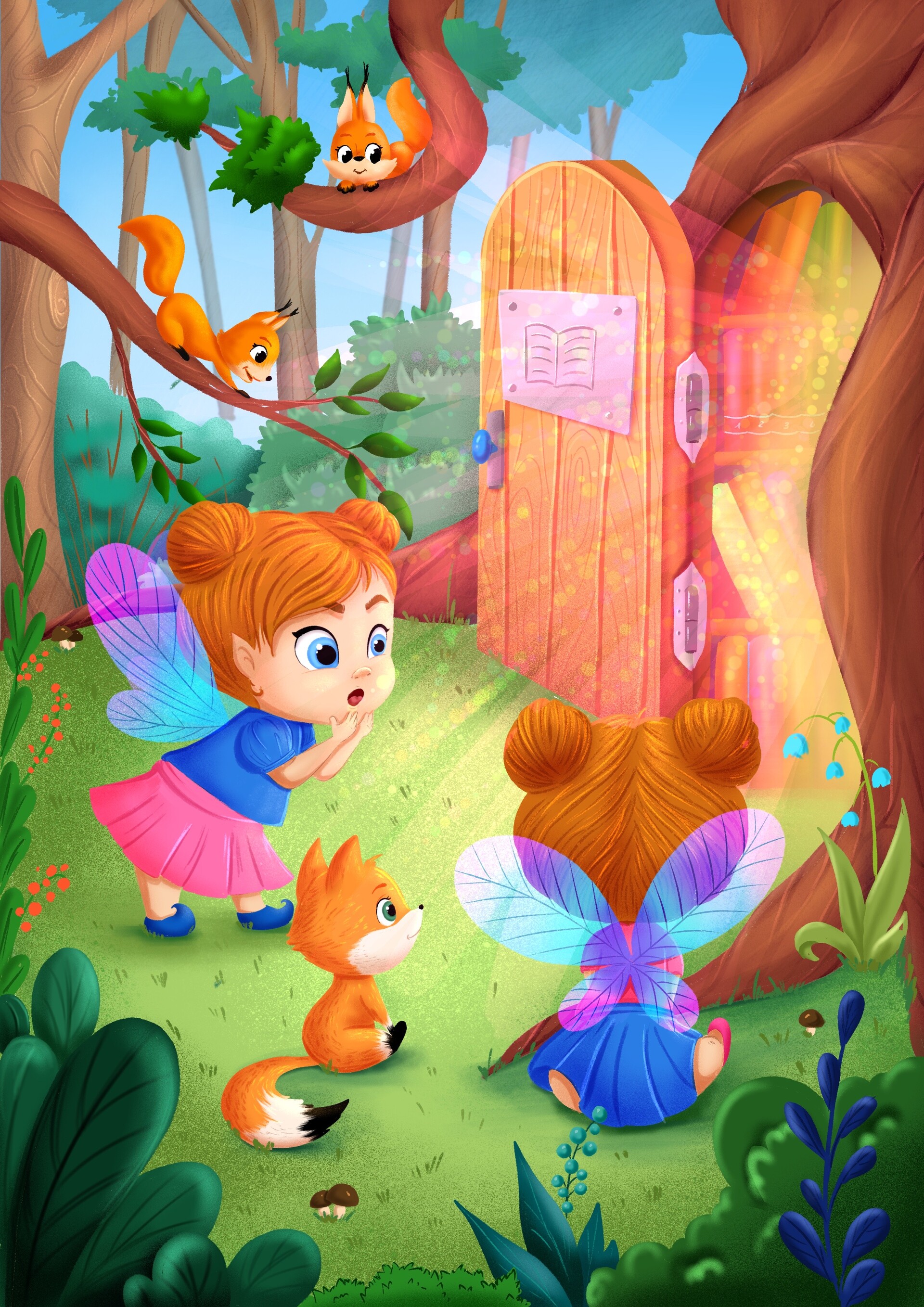 ArtStation - Fairies in the forest of knowledge