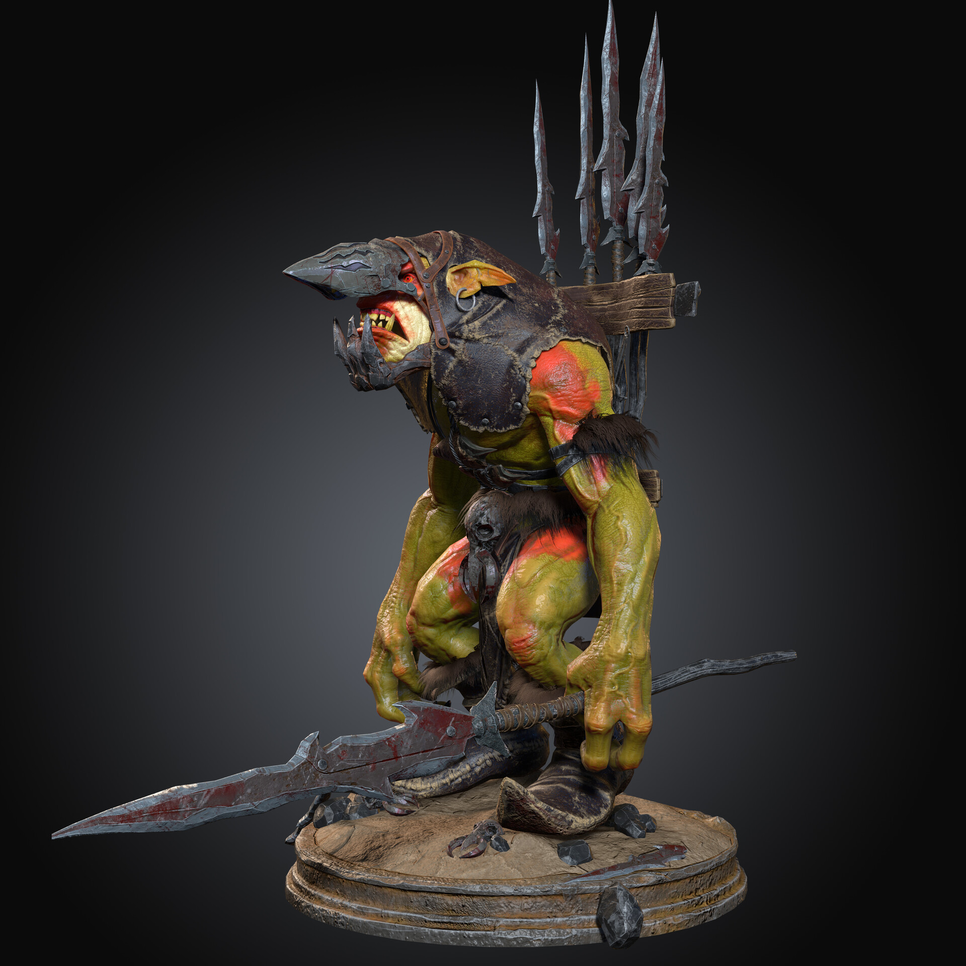 ArtStation - Green monster