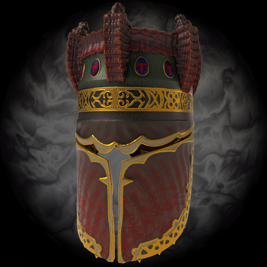 ArtStation - Crown Of Bone Helm