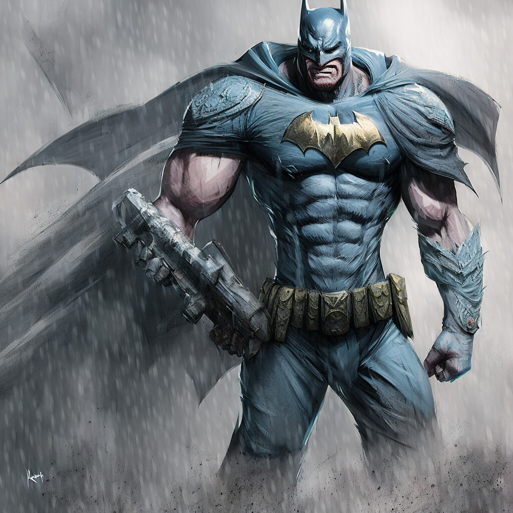 ArtStation - Batman Blue