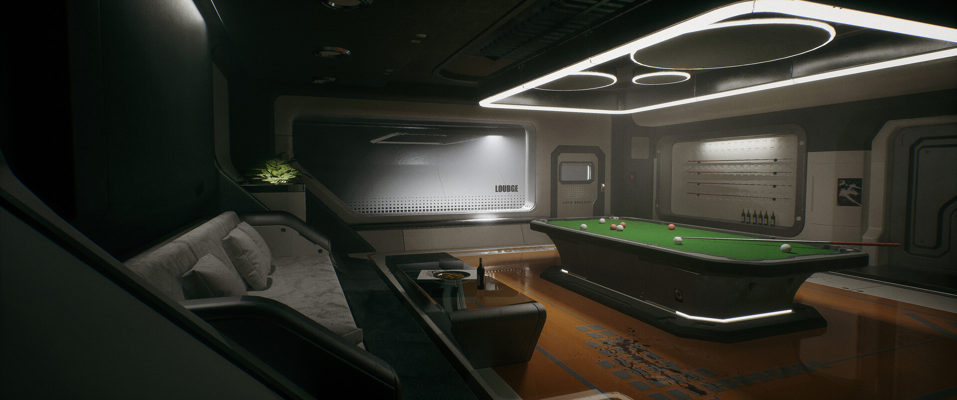 ArtStation - 科幻休息室（Sci-fi lounge）