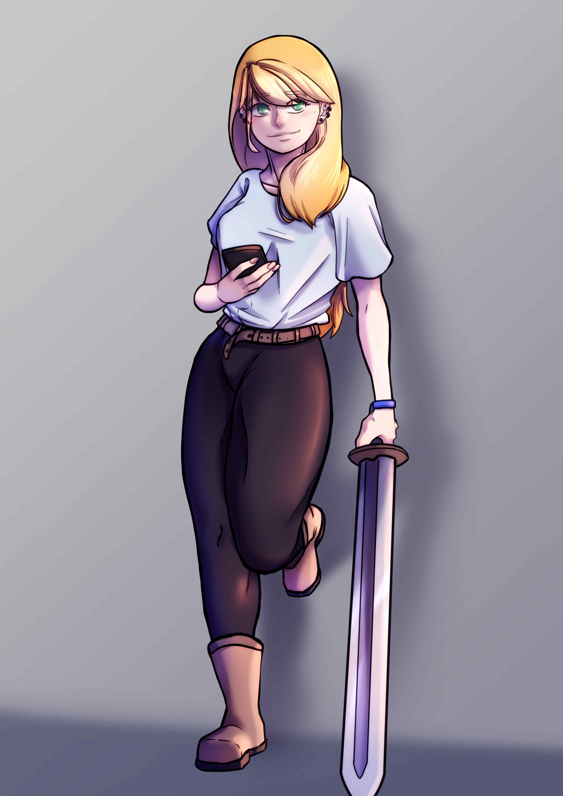 ArtStation - oc concept art - ashly, "simulation bug"