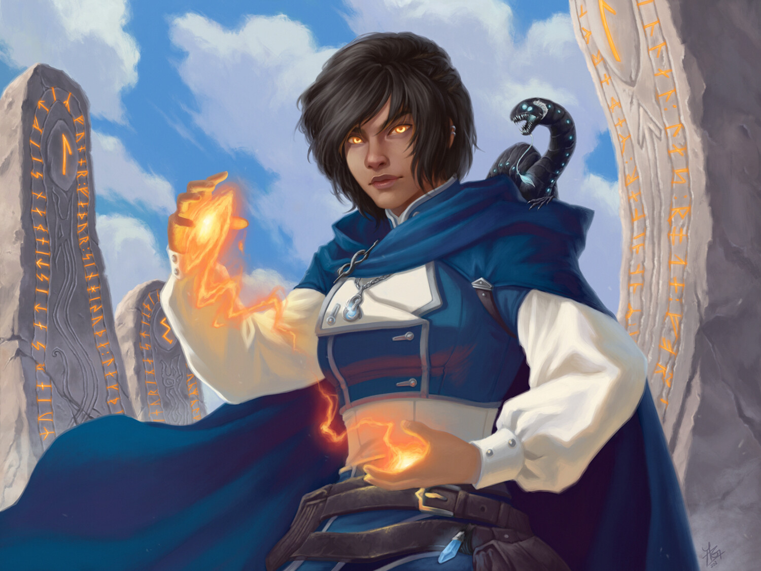 ArtStation - Elemental Initiate