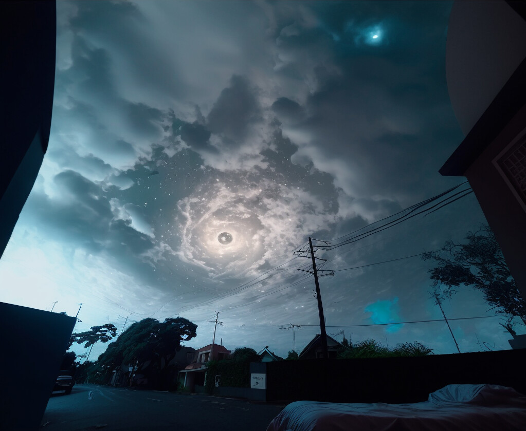 ArtStation - The transience of life under the light of the moon