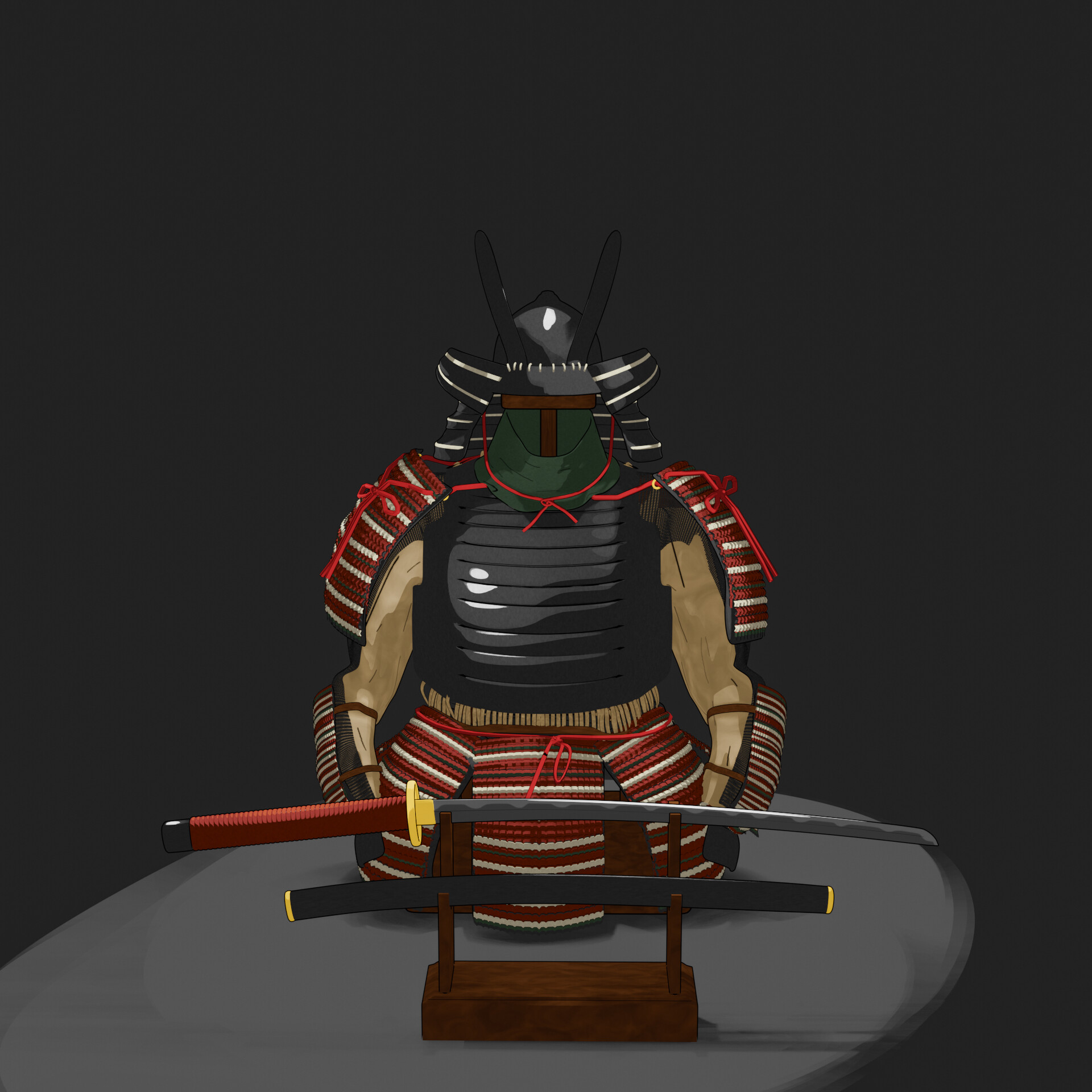 ArtStation - Samurai armor