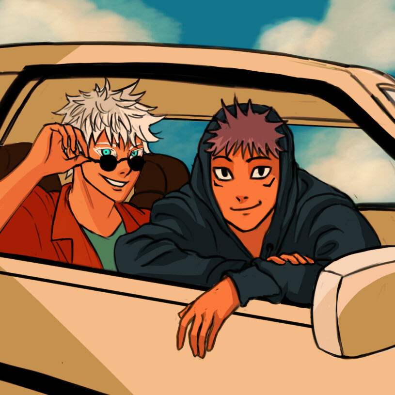 ArtStation - yuji and gojo from jujutsu kaisen