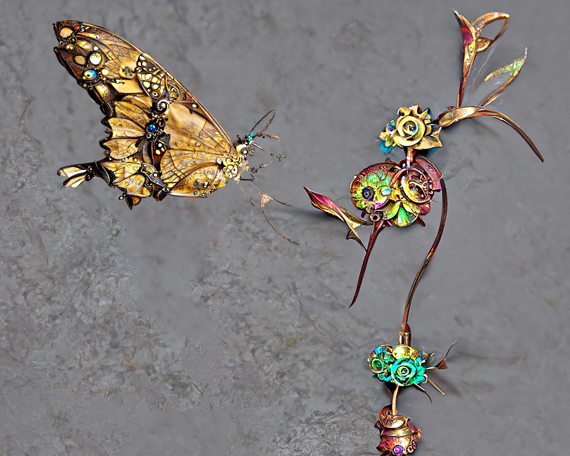 ArtStation - Steampunk Butterfly