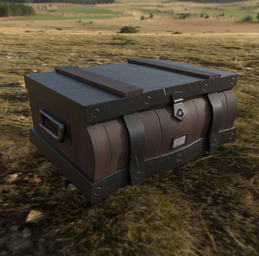 ArtStation - Chest Model based off of concept art