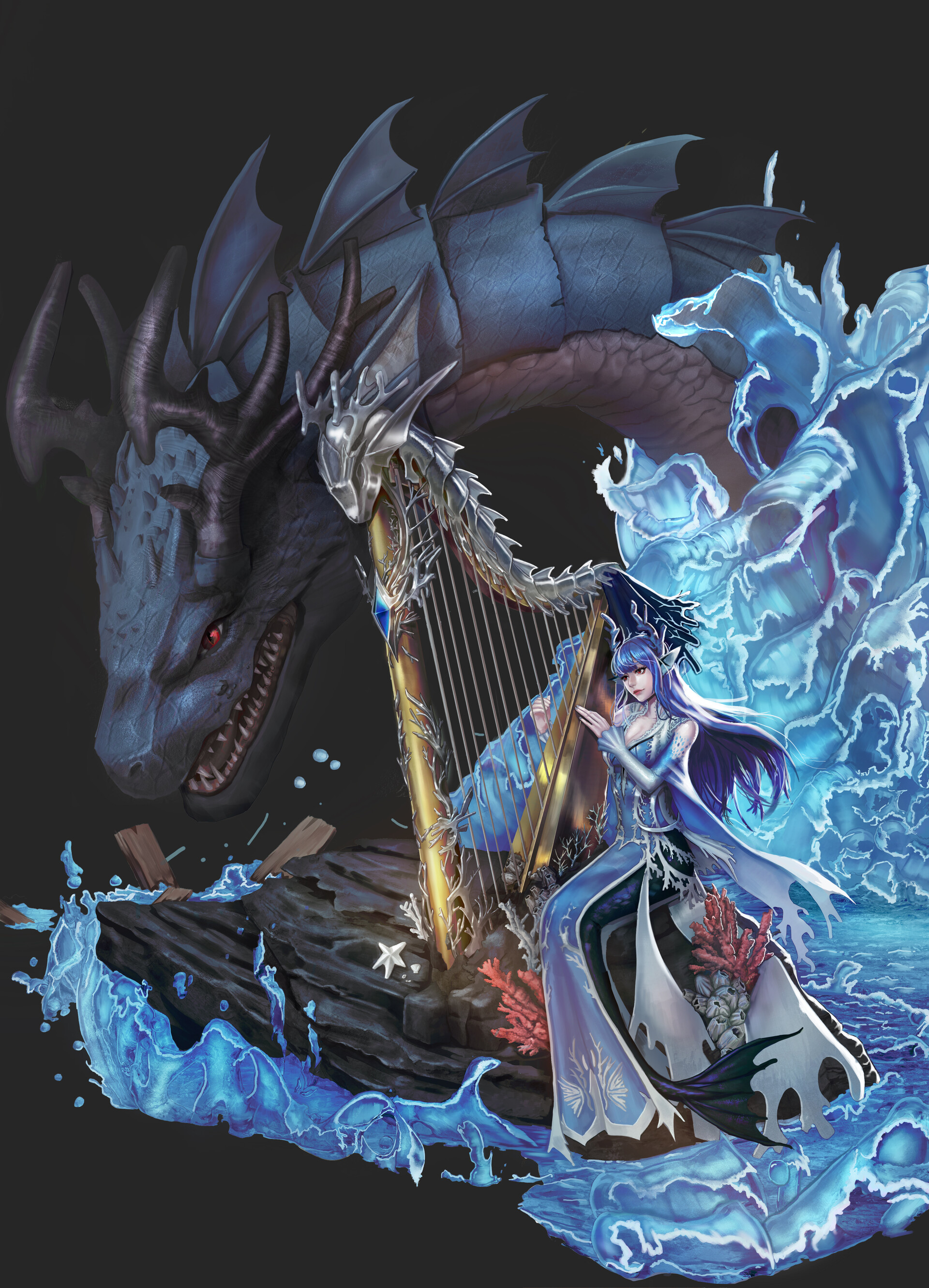 ArtStation - Mermaid_Siren