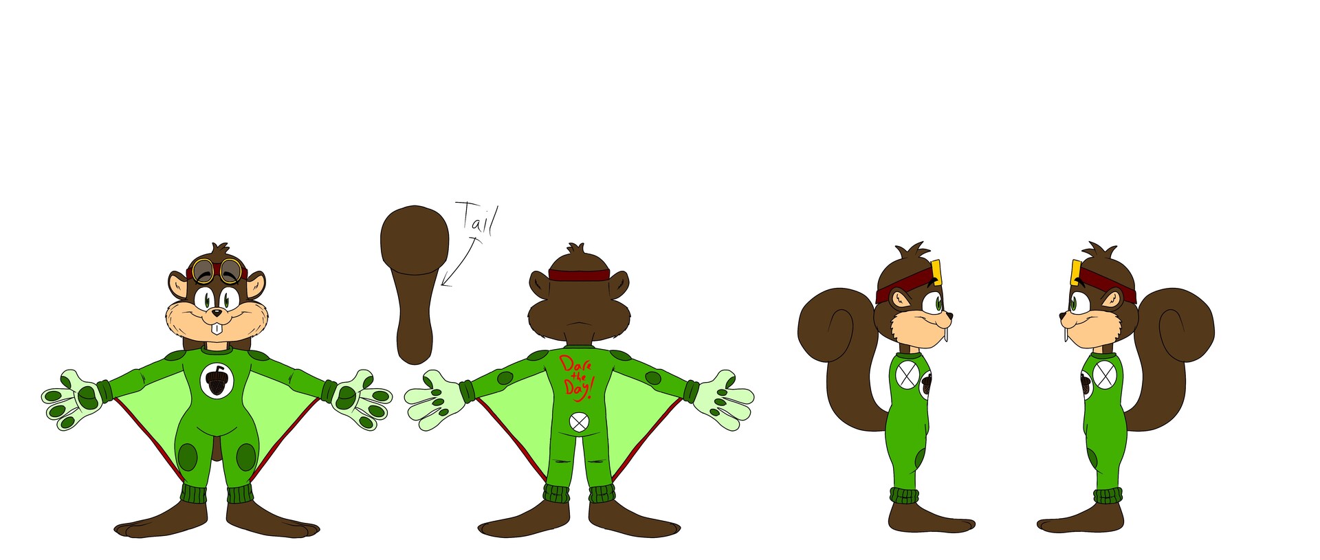 ArtStation - Daredevil Dan Model sheet V1