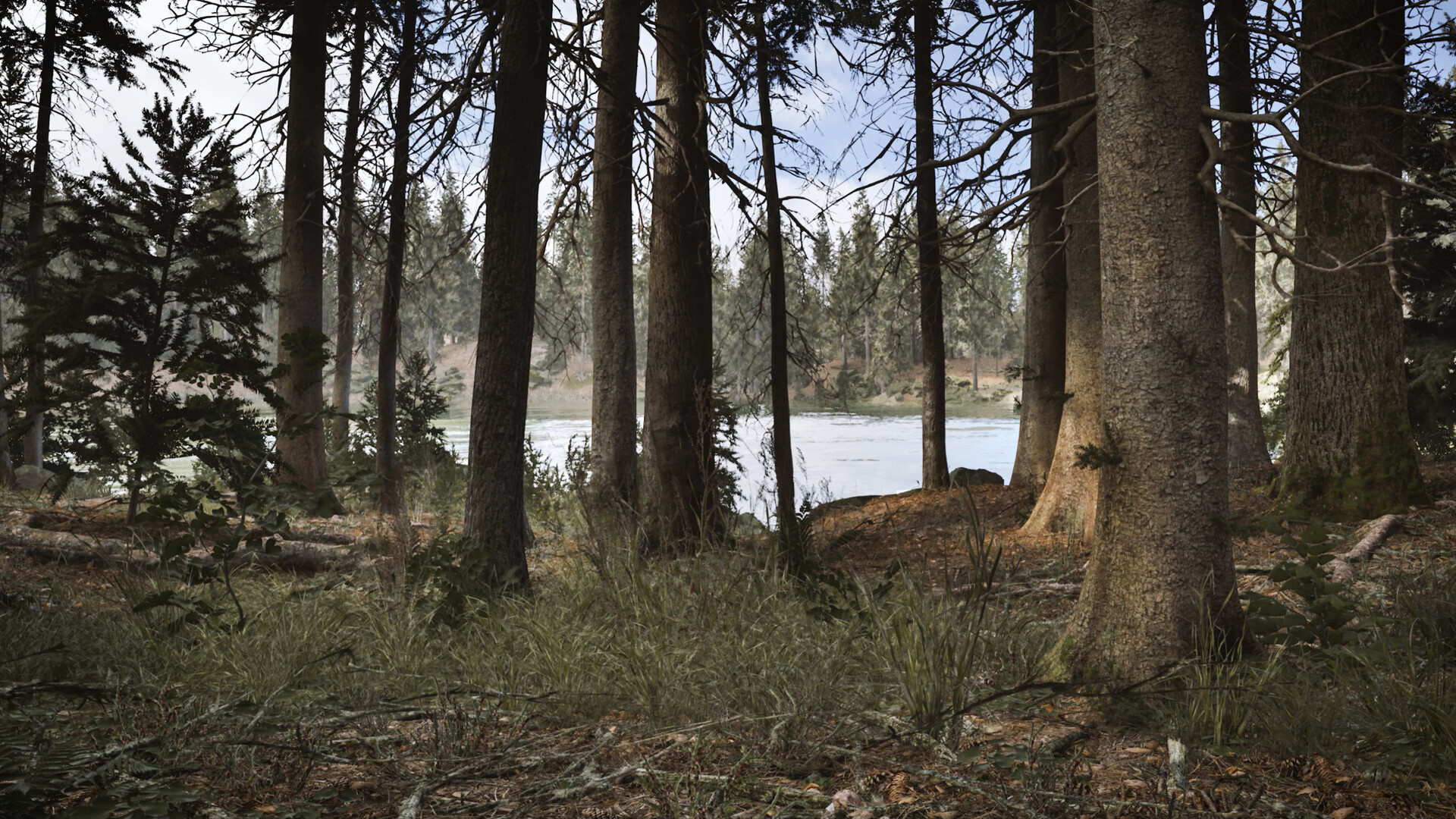 Pasquale Scionti - Ingame Realistic Forest Unreal Engine 5.1 Lumen Nanite