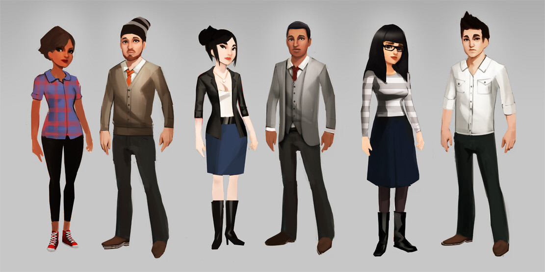 ArtStation - Sims Style Exploration