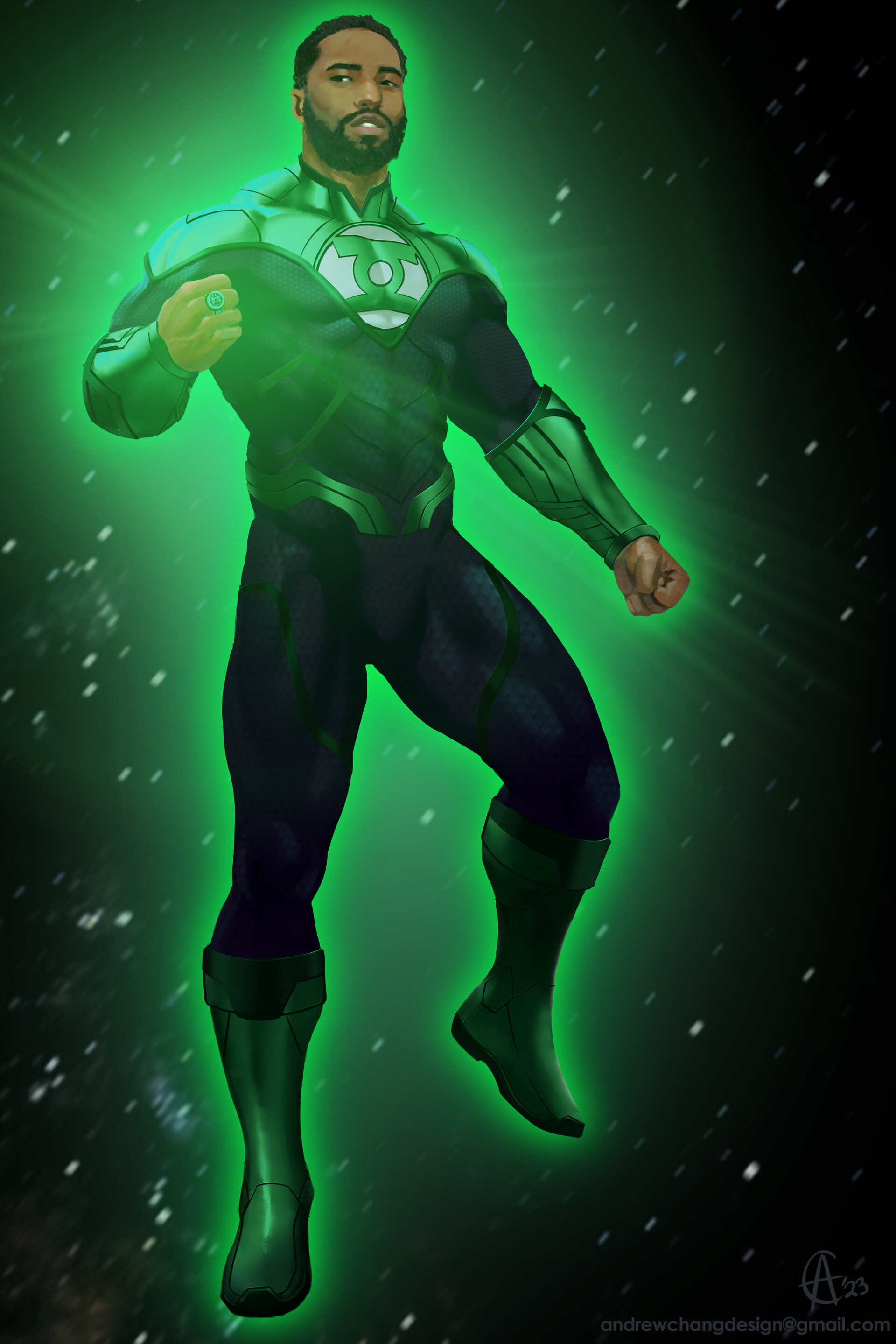 Green Lantern John Stewart Cosplay