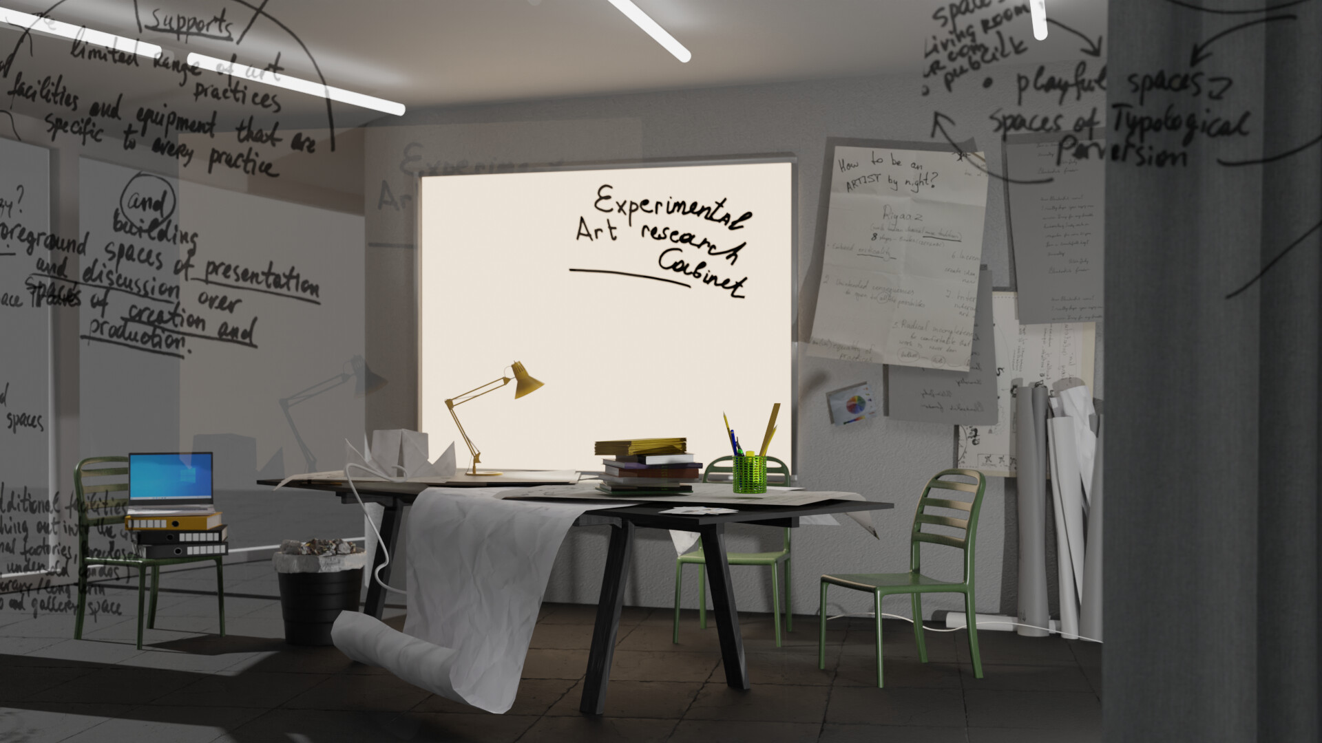 ArtStation - Experimental Art Research Cabinet