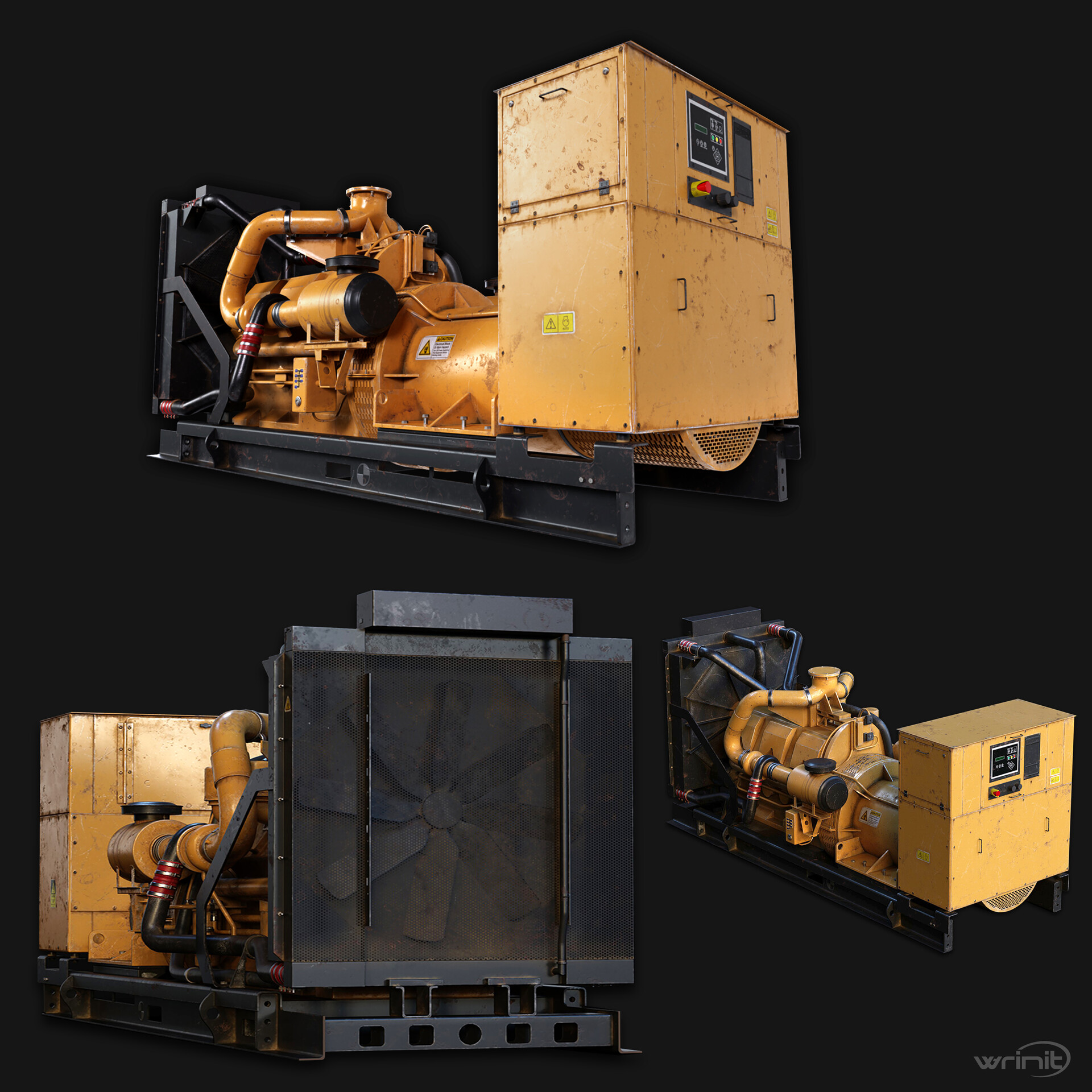 ArtStation - Generator : Game ready model