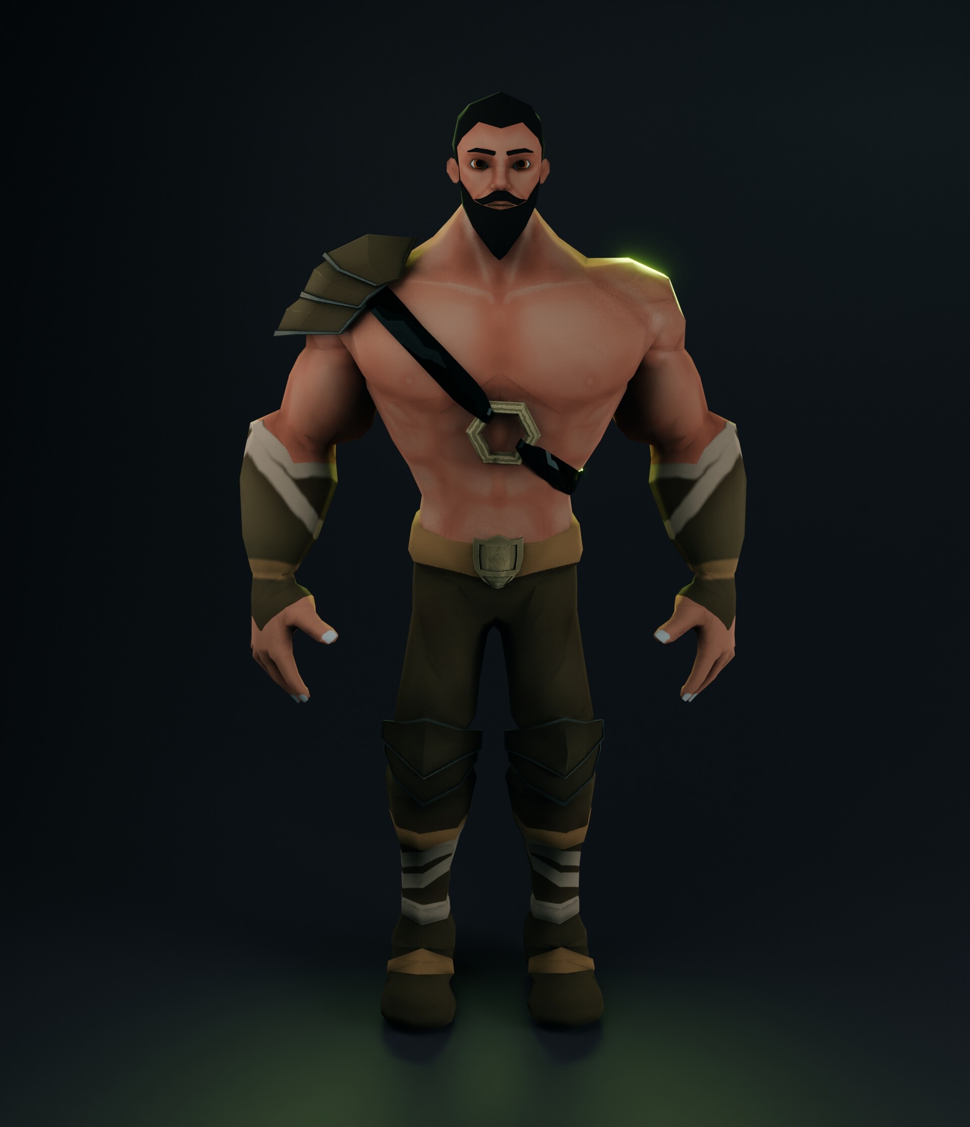 ArtStation - Handpainted Bersaker Character